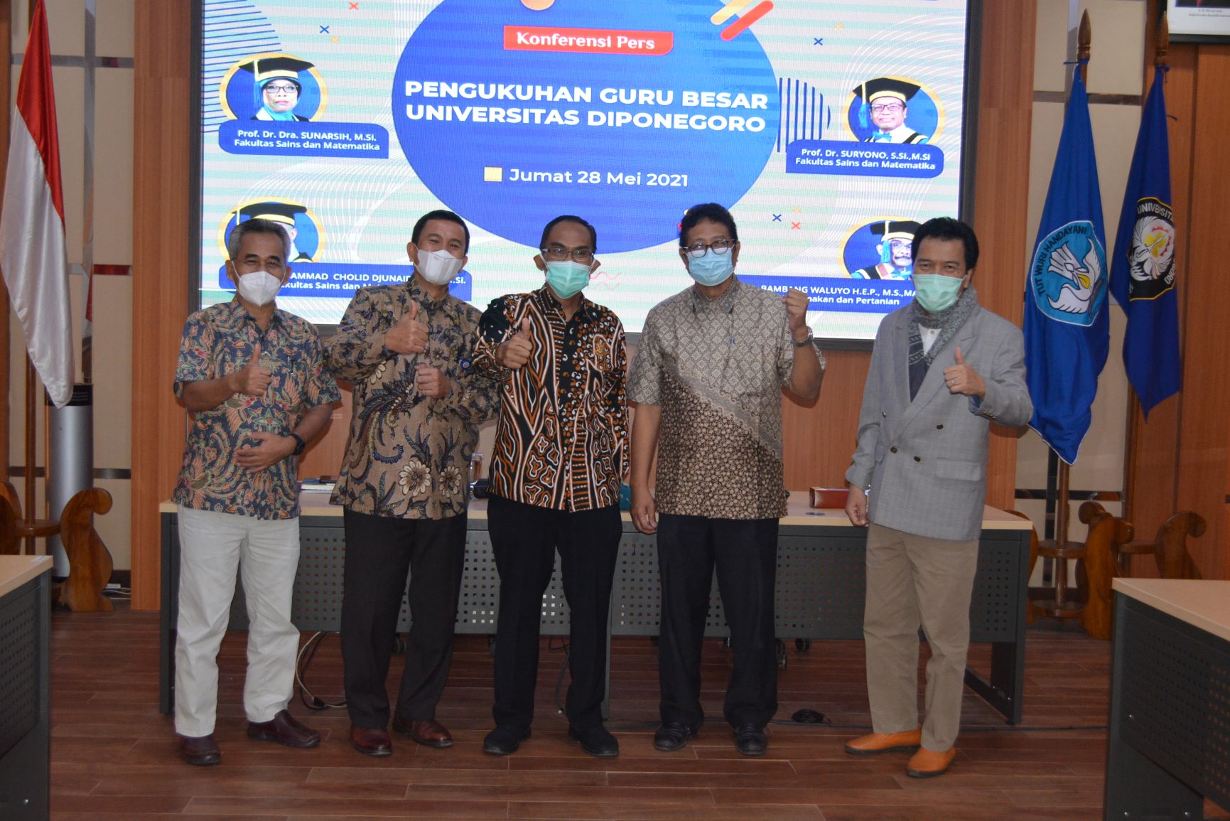 Rektor UNDIP Perkenalkan Enam Profil Guru Besar yang Akan Dikukuhkan ...