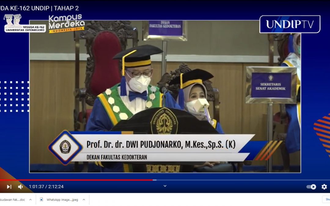 Fakultas Kedokteran Lahirkan 61 Lulusan Cumlaude di Wisuda ke-162 UNDIP ...