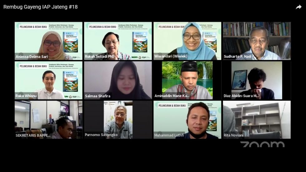 Departemen PWK FT UNDIP Launching dan Diskusikan Buku “Ketahanan Iklim ...