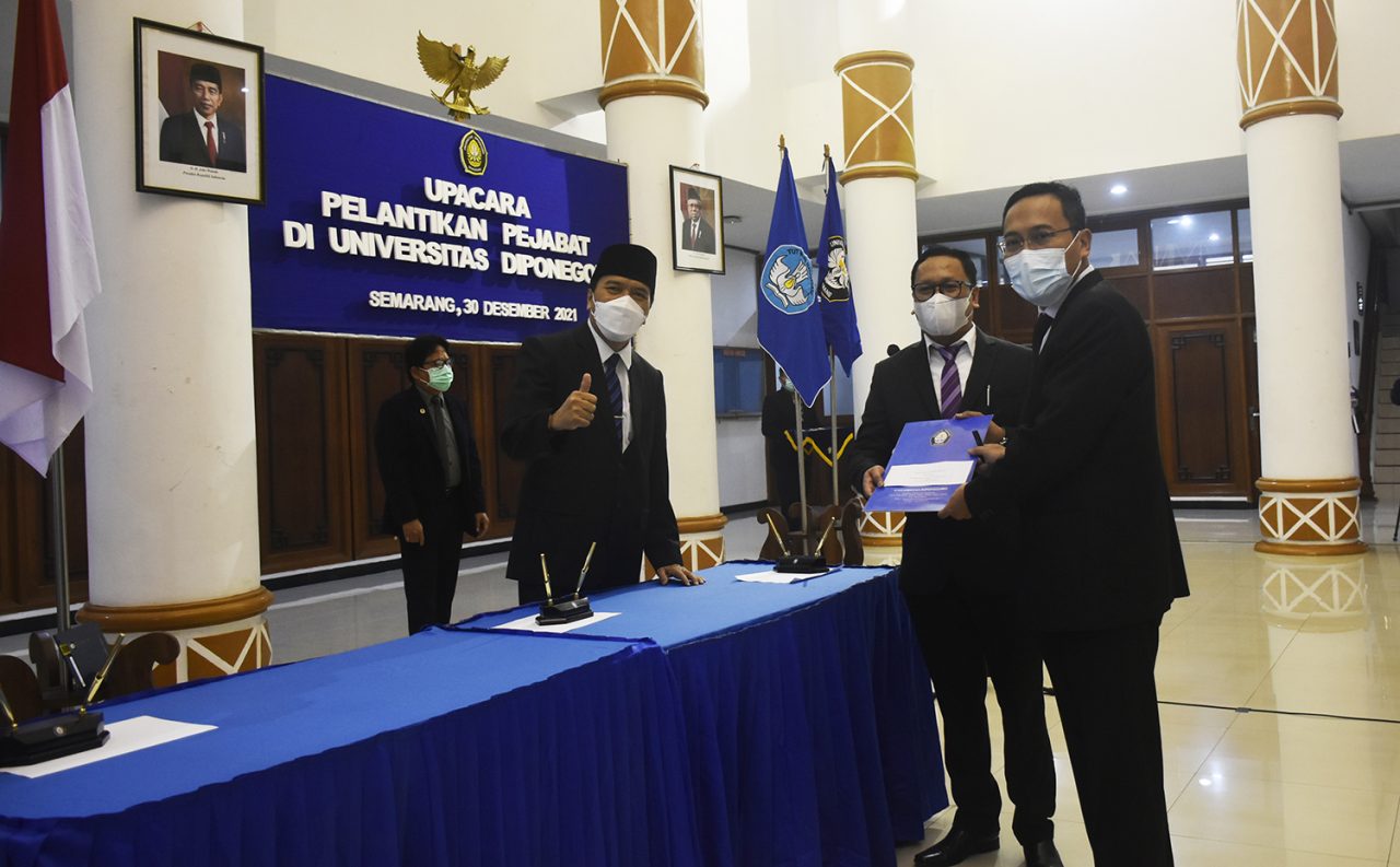 Rektor UNDIP Lantik Wakil Rektor I dan Wakil Rektor III Universitas ...