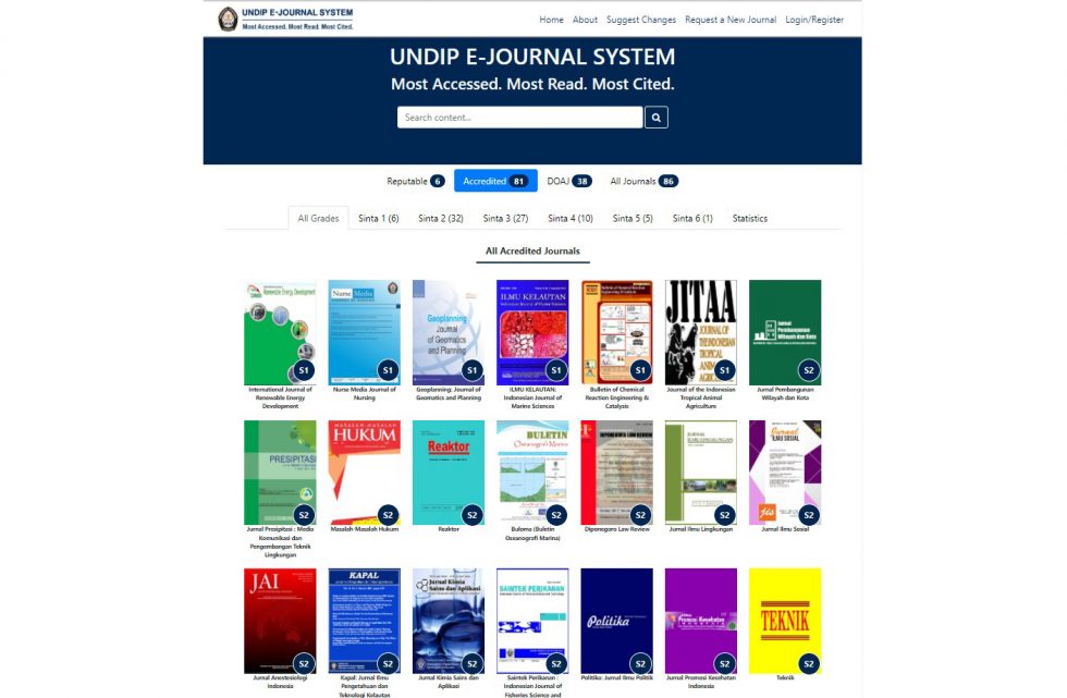 Top Portal of Journal in Webometrics February 2022: UNDIP E-Journal ...