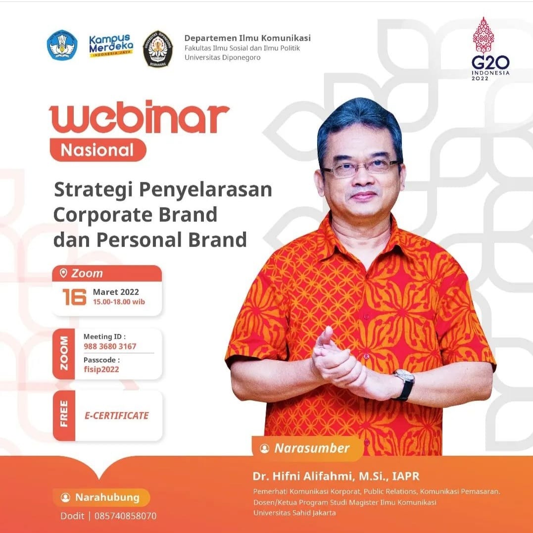 Mikom Undip Gelar Webinar Nasional Online Reputation Management ...