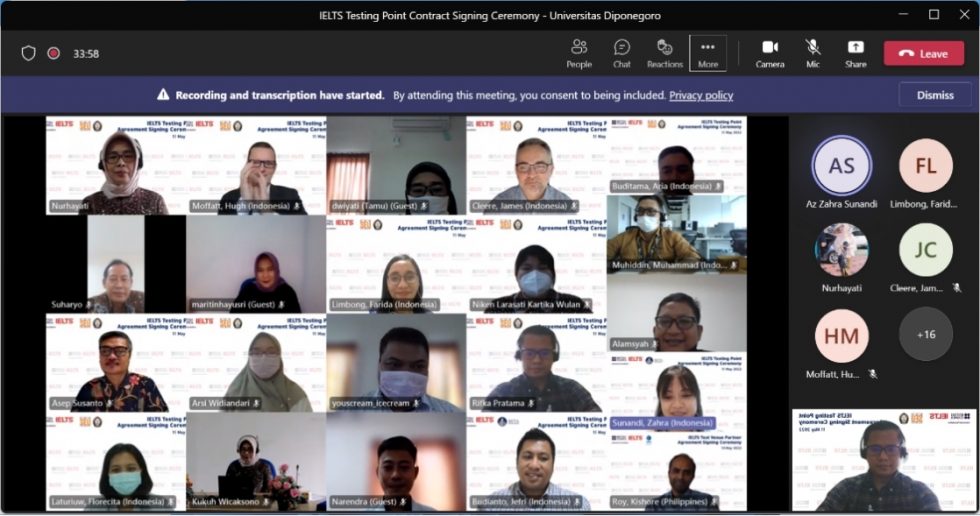 SEU Fakultas Ilmu Budaya UNDIP Jalin Kerjasama dengan British Council ...