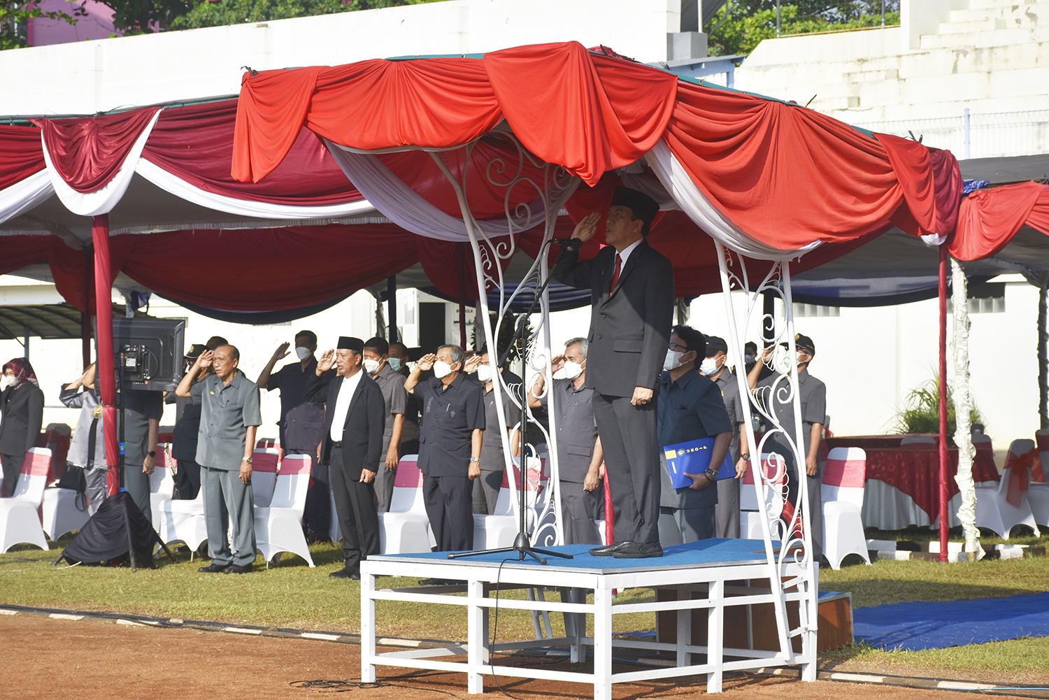 UNDIP Gelar Upacara Peringatan HUT Ke-77 RI Secara Luring - Universitas ...