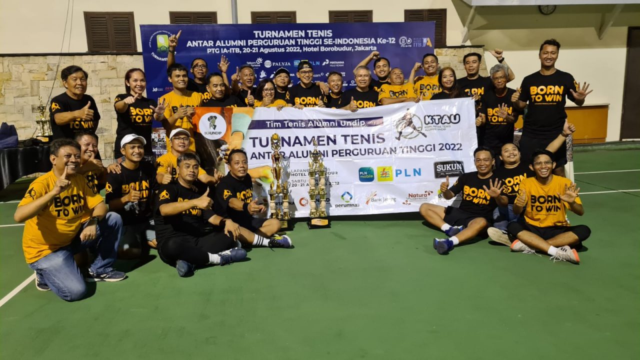 Tim Tenis IKA UNDIP Raih Juara Pertama pada Turnamen Tenis Antar Alumni ...