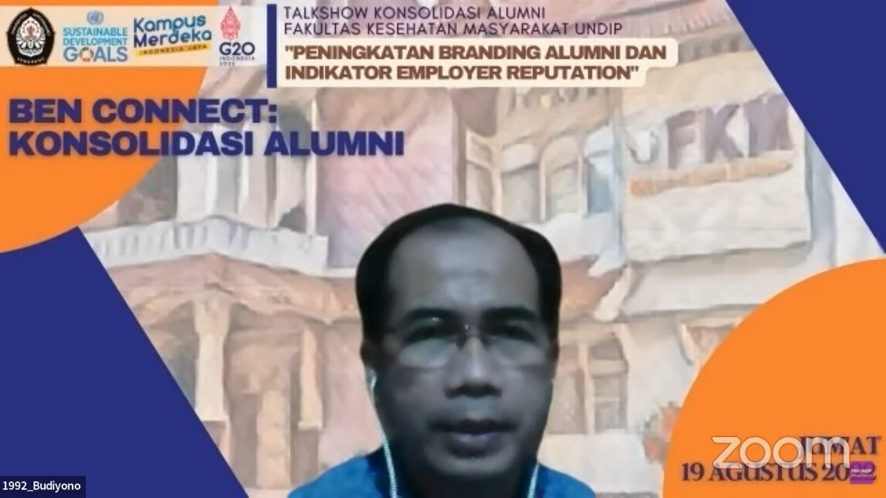 Improving Alumni Consolidation, FKM UNDIP Held Ben Connect Talk Show - Universitas Diponegoro