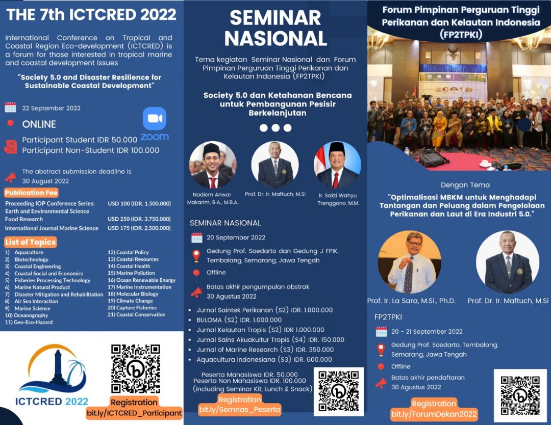 Undip Hadirkan Menteri Trenggono dalam Konferensi Internasional Wilayah ...