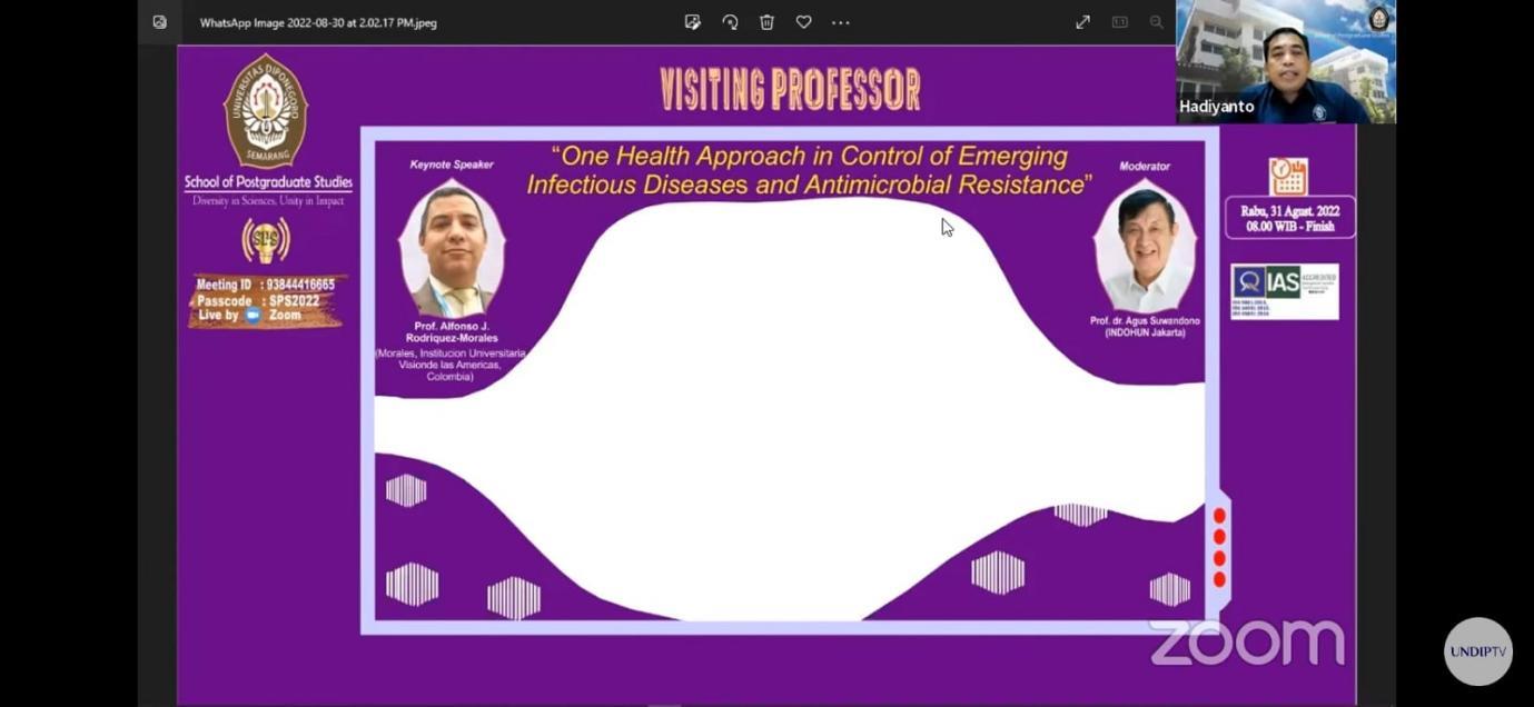 Master of Epidemiology Study Program Undip Discussed One Health ...