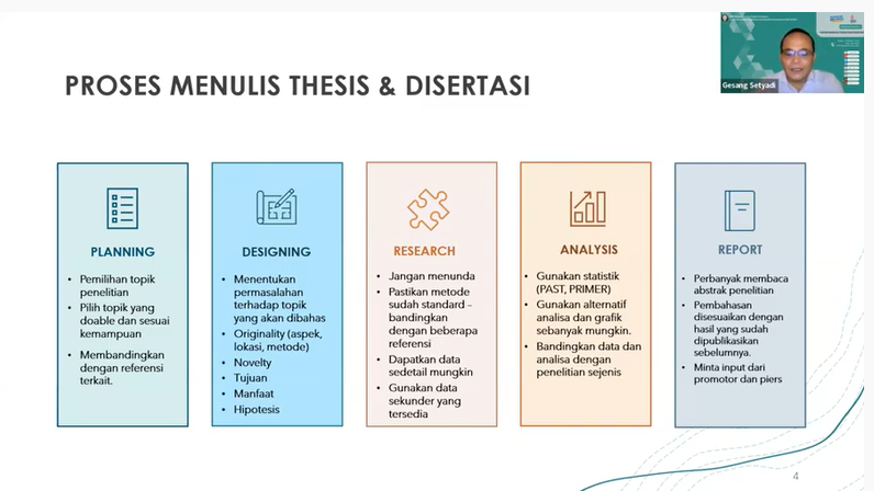 UPT Perpustakaan dan UNDIP Press Berikan Tips Sukses Menulis Tesis dan ...