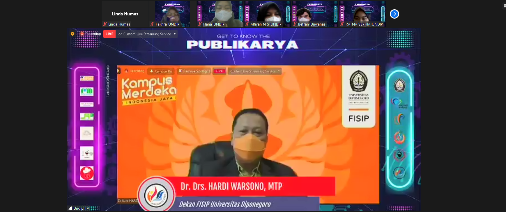 HMPS Public Administration UNDIP Rembang Held 2022 National Publication ...