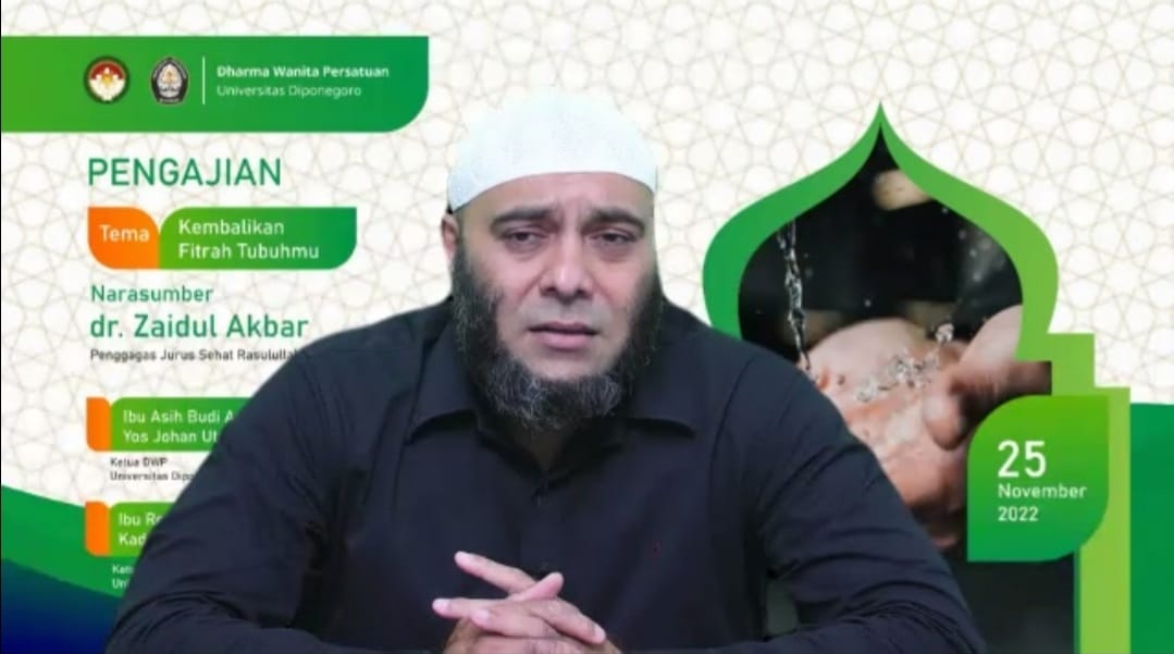 DWP UNDIP Adakan Kajian Kesehatan Tubuh Bersama dr. Zaidul Akbar ...