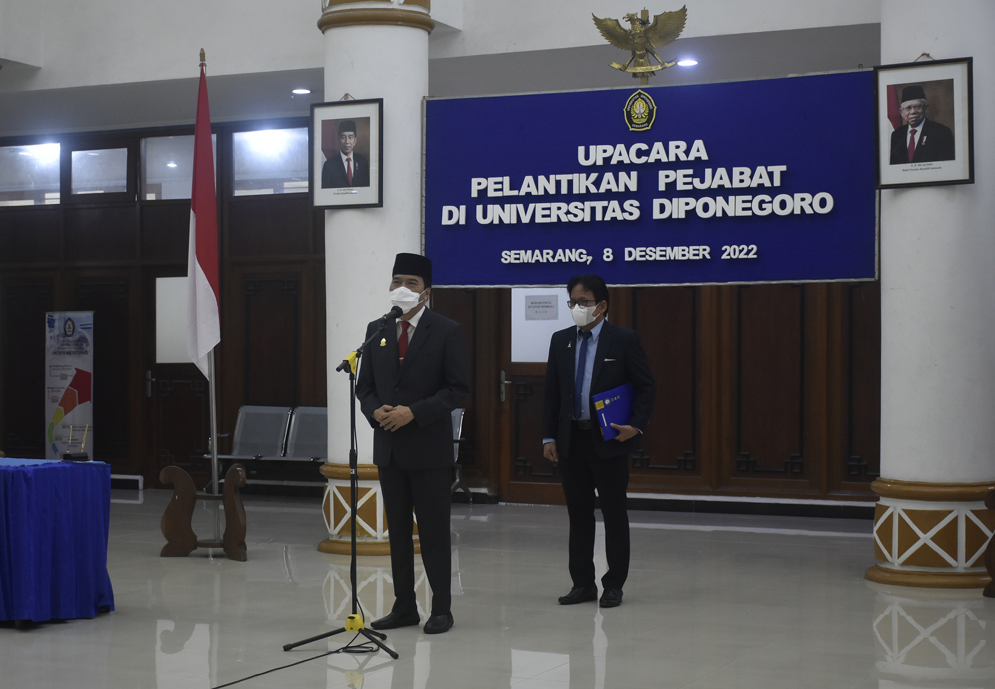 Rektor Lantik 11 Pejabat di Lingkungan UNDIP - Universitas Diponegoro