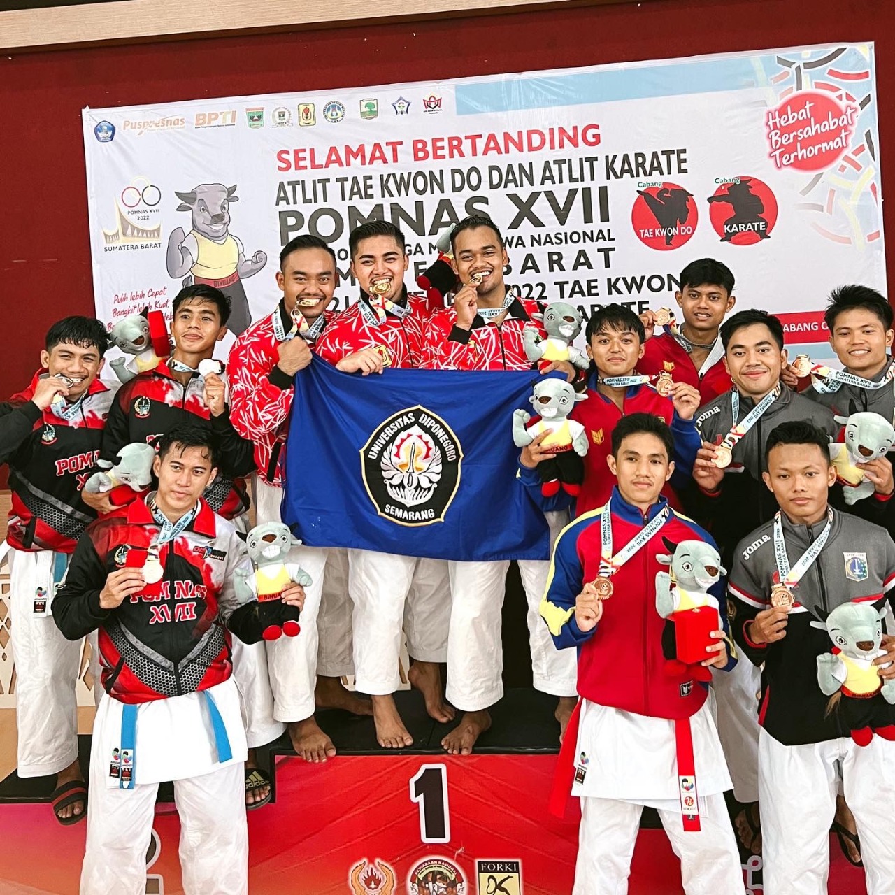 Mahasiswa UNDIP Sumbang 9 Medali bagi Kontingen Jawa Tengah pada POMNAS ...