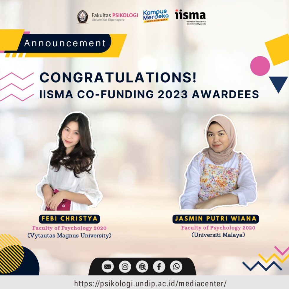 Dua Mahasiswa Psikologi Undip Raih Penghargaan Indonesian International ...