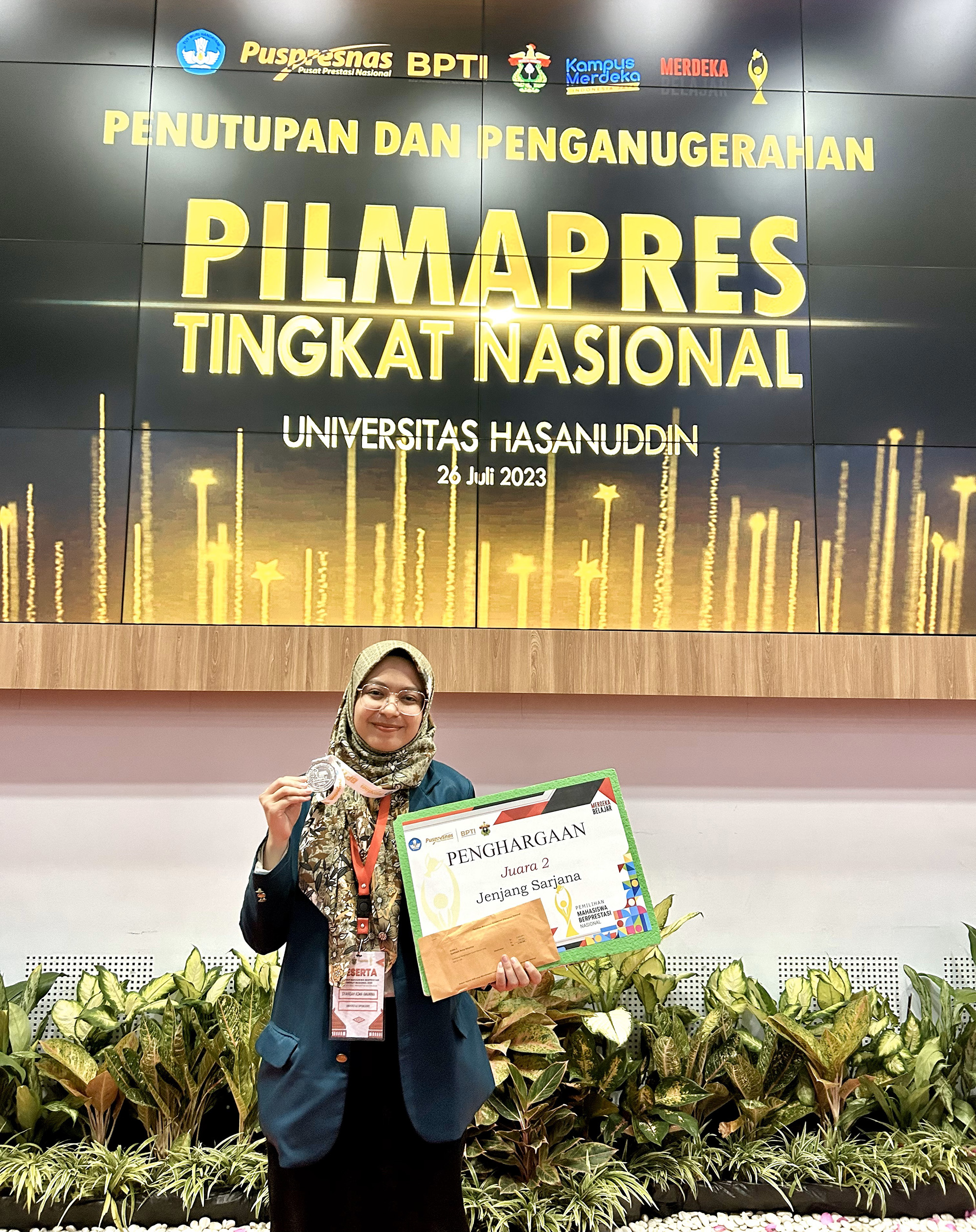 UNDIP Raih Juara 2 Pilmapres Nasional 2023 - Universitas Diponegoro