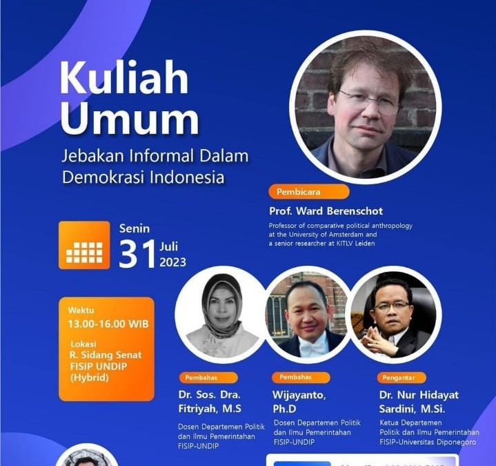 Departemen Politik dan Ilmu Pemerintahan FISIP UNDIP Gelar Kuliah Umum ...