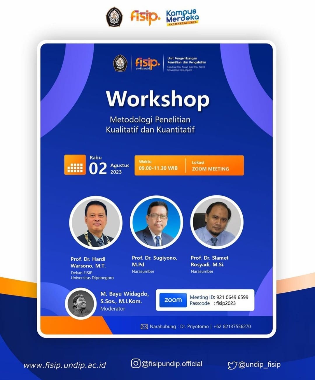 FISIP UNDIP Gelar Workshop Metodologi Penelitian Kualitatif dan ...