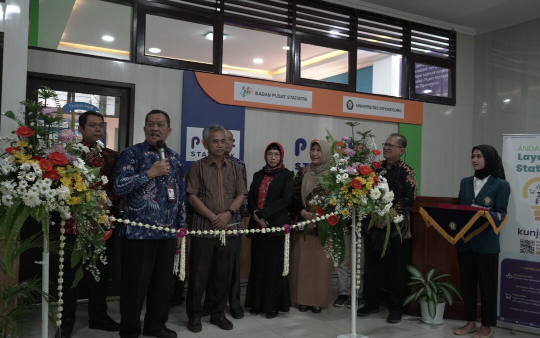 Launching Pojok Statistik BPS di FSM Universitas Diponegoro ...