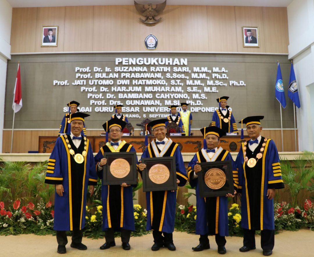 UNDIP Added 3 Professors from the Faculty of Economics and Business and ...