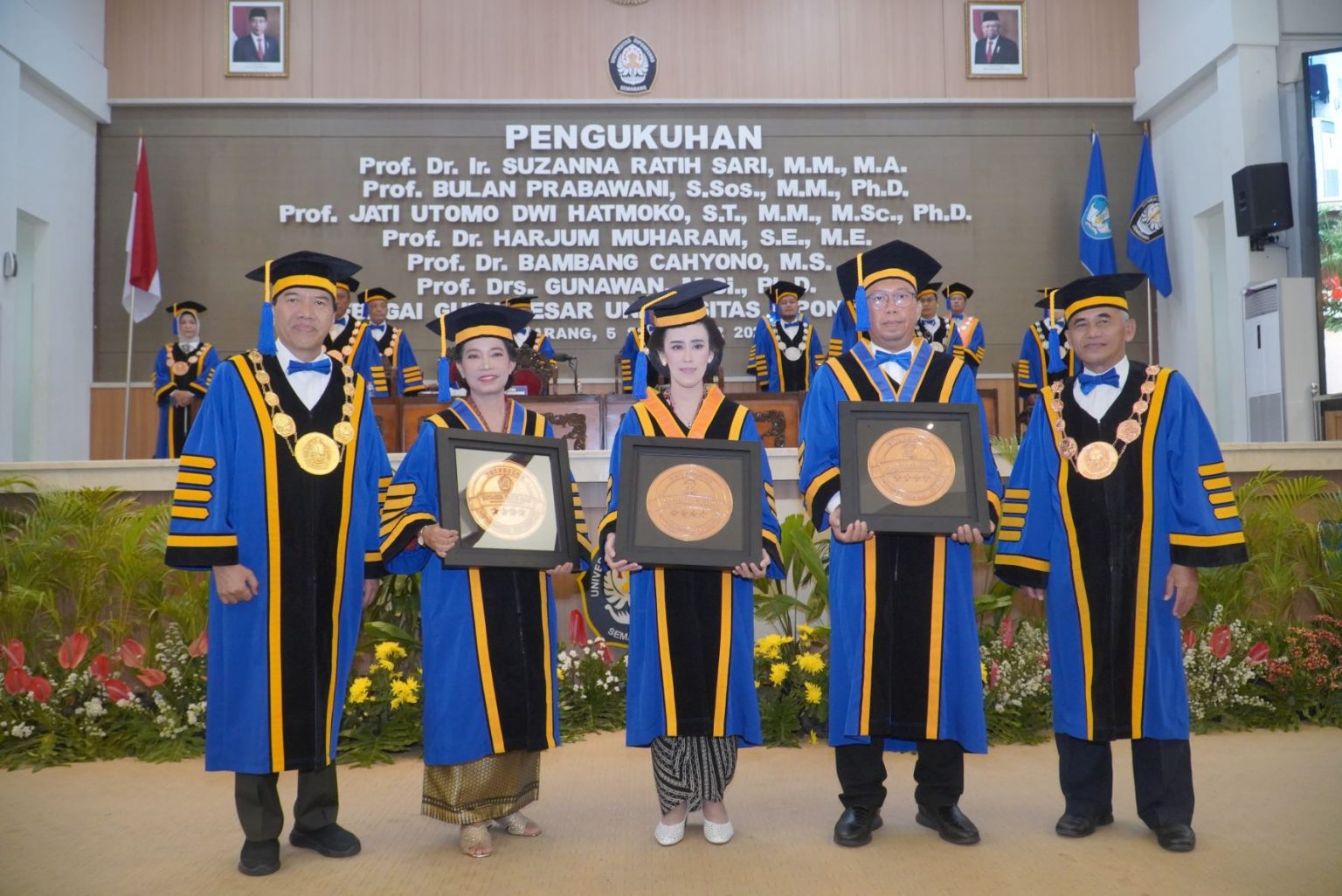 Three UNDIP Experts Inaugurated as Professors by the Rector of UNDIP ...