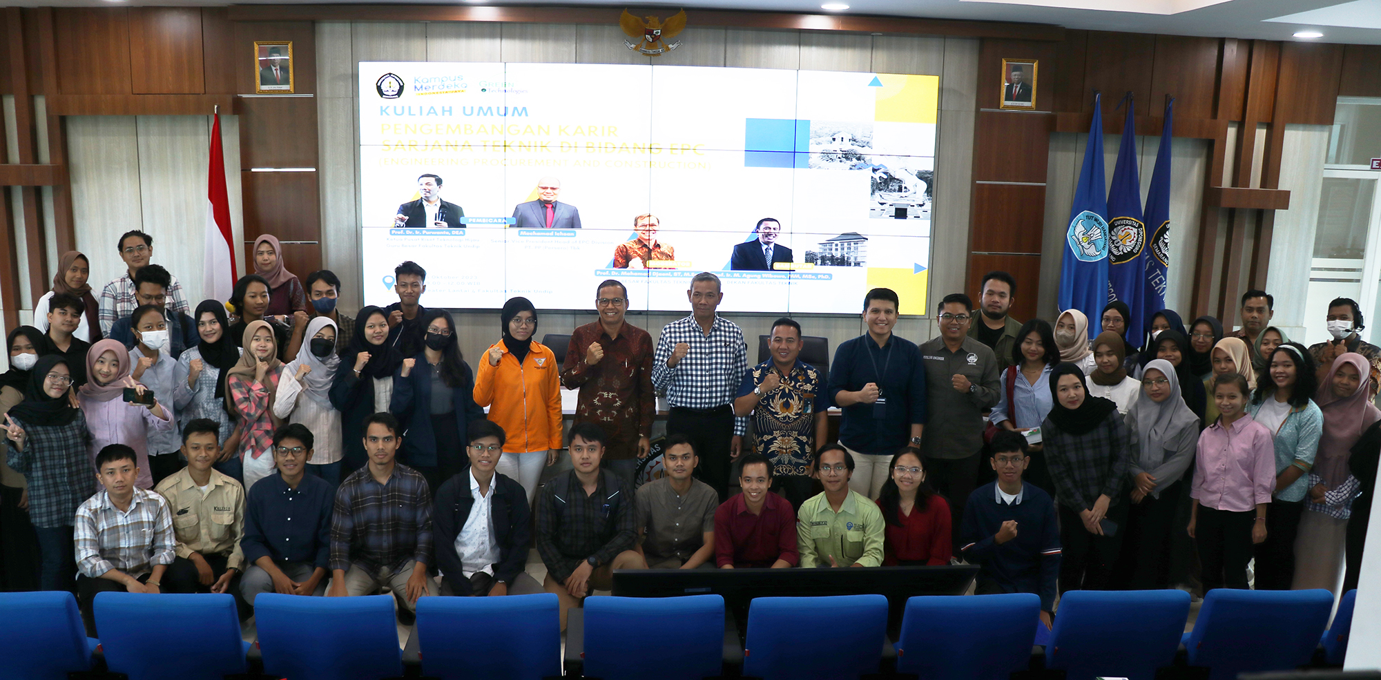 Cetak Sarjana Teknik Berkompeten, FT UNDIP Gelar Kuliah Umum Pengembangan Karir di Bidang EPC ...