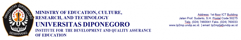 Kop Surat - Universitas Diponegoro