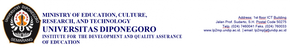 Kop Surat - Universitas Diponegoro