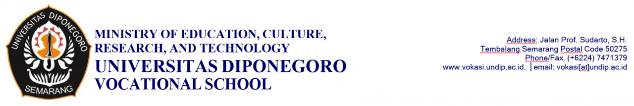 Kop Surat - Universitas Diponegoro