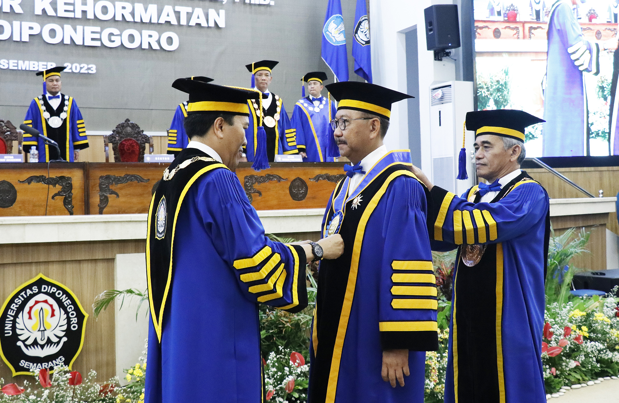 UNDIP Awarded Bambang Susantono the title of Honorary Professor in the ...