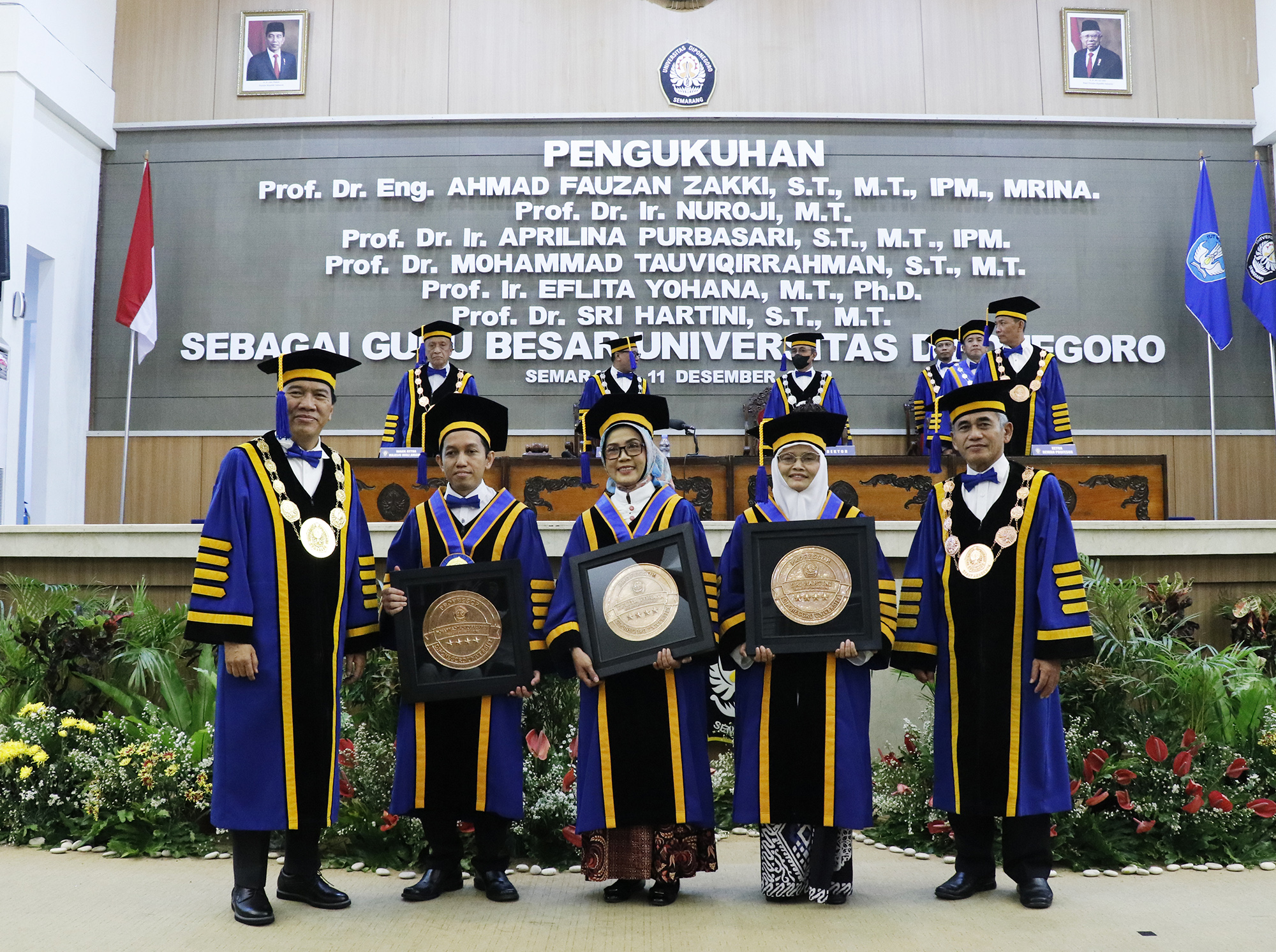 Tiga Guru Besar FT UNDIP Dikukuhkan - Universitas Diponegoro