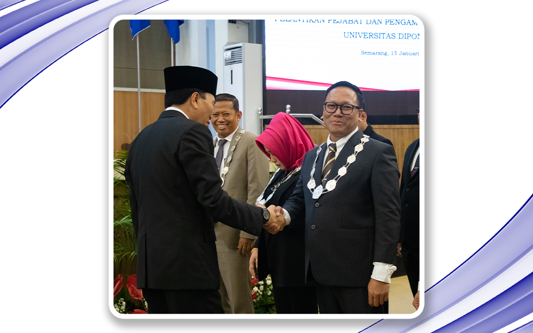 Rektor Lantik Dekan FEB UNDIP Periode 2024-2029 - Universitas Diponegoro