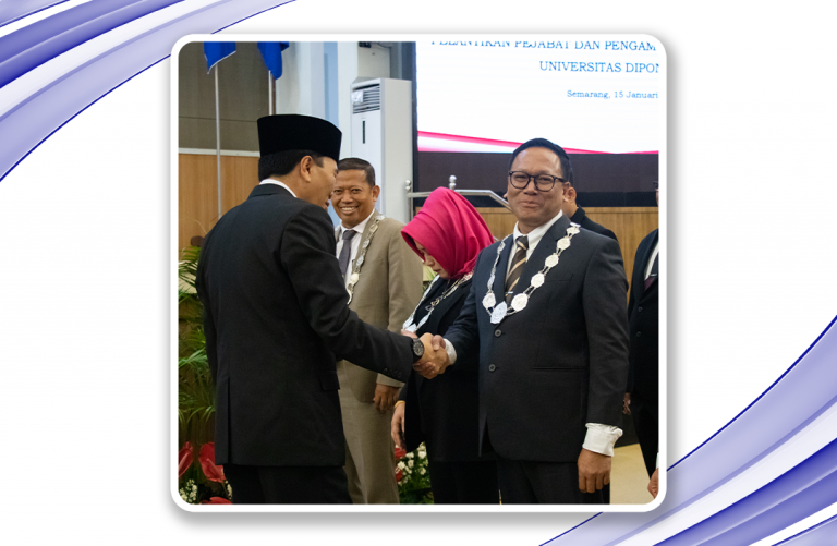 Rektor Lantik Dekan FEB UNDIP Periode 2024-2029 - Universitas Diponegoro