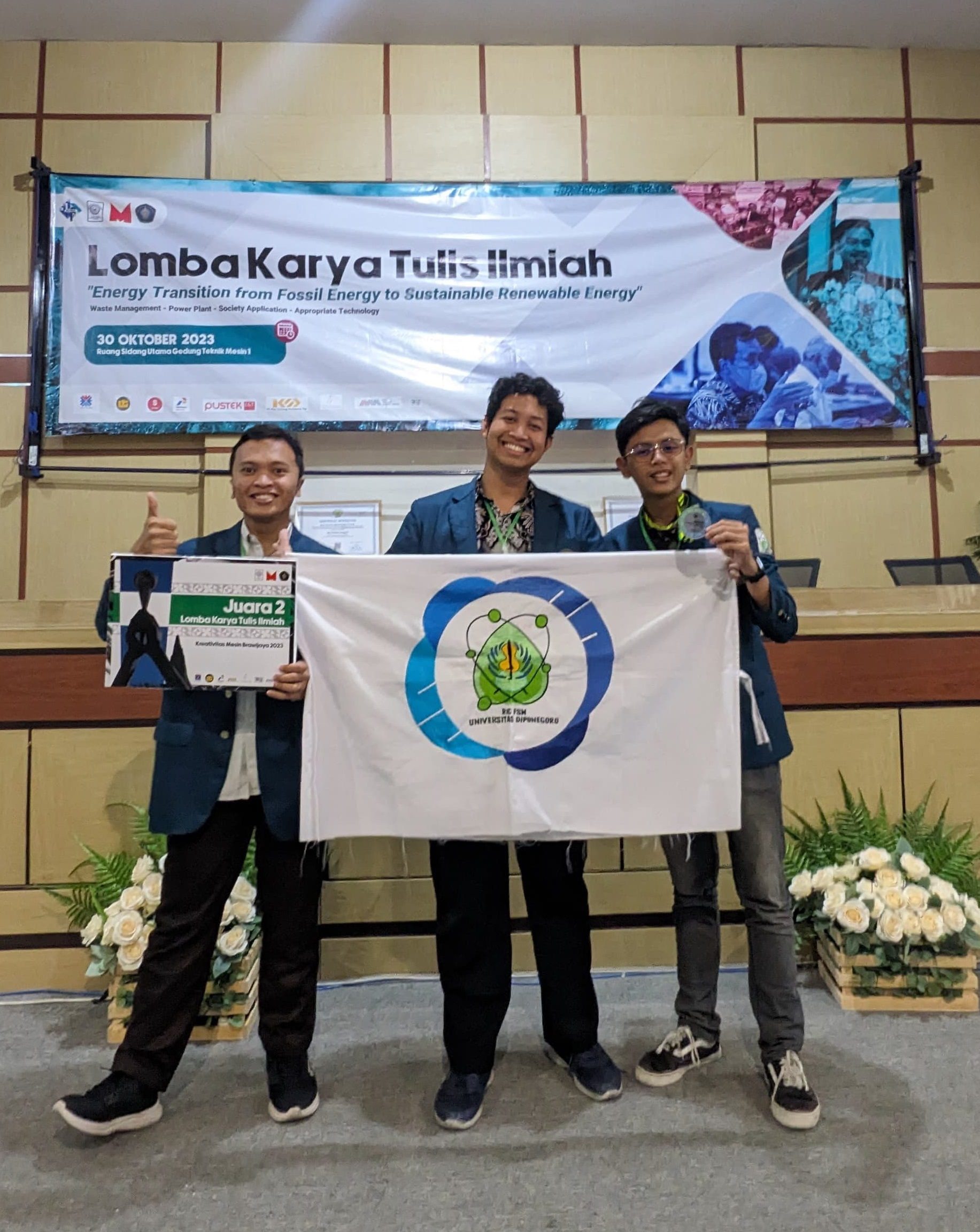 Tim GRAPHO UNDIP Raih Juara 2 LKTI Kreativitas Mesin Brawijaya Tahun ...