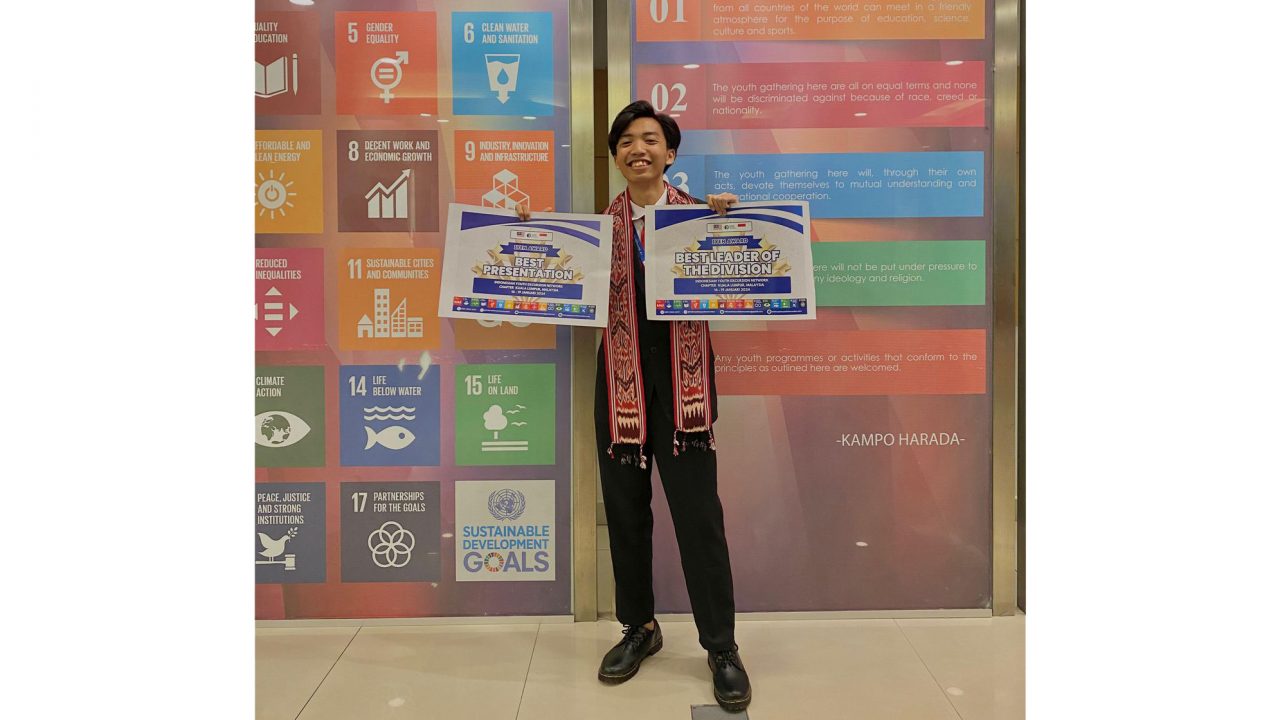 Steven, Mahasiswa Undip Raih Juara 1 International Youth SDGs Competition di Malaysia ...