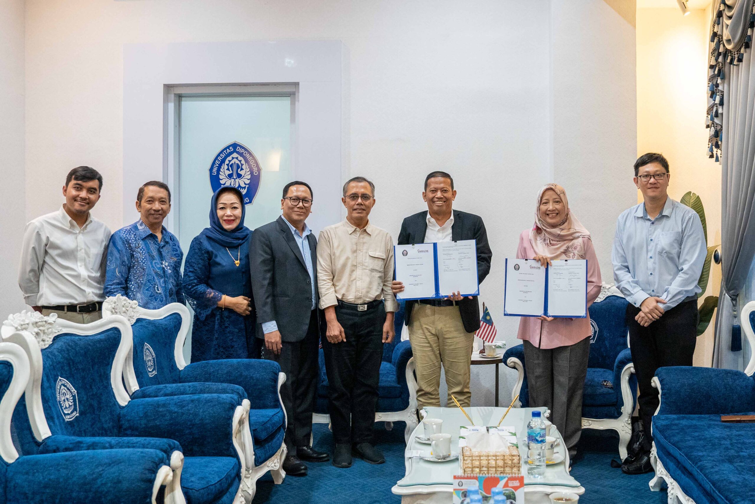 Penguatan Kolaborasi Riset Internasional, UNDIP Tanda Tangani MoU dengan UNIRAZAK Malaysia ...