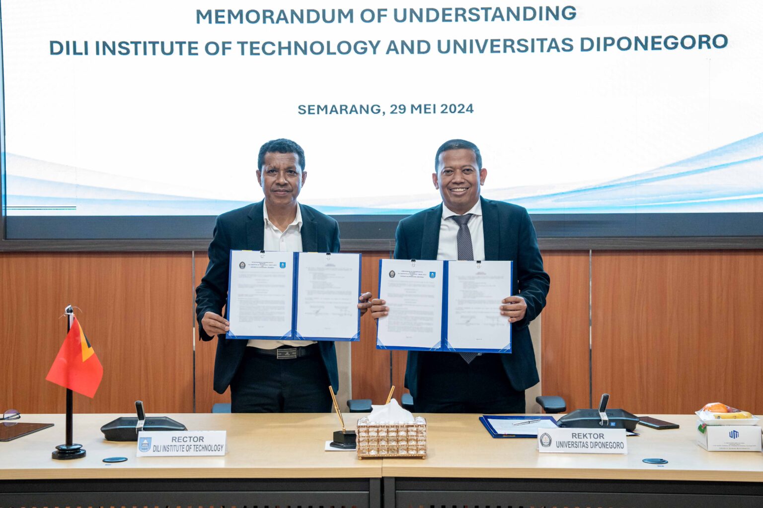 UNDIP Strengthens Collaboration with DIT Timor Leste - Universitas ...