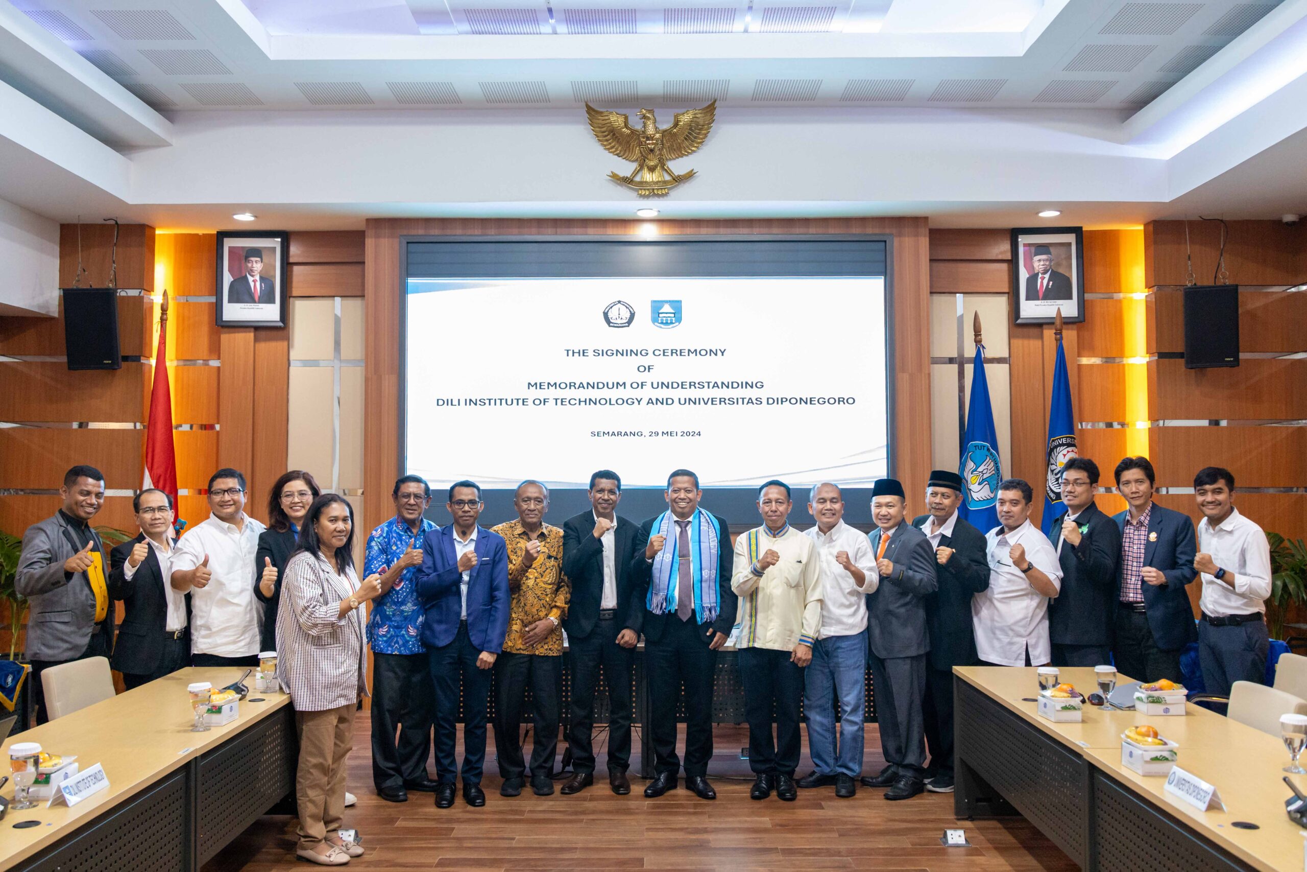 UNDIP Pererat Kerja Sama dengan DIT Timor Leste - Universitas Diponegoro