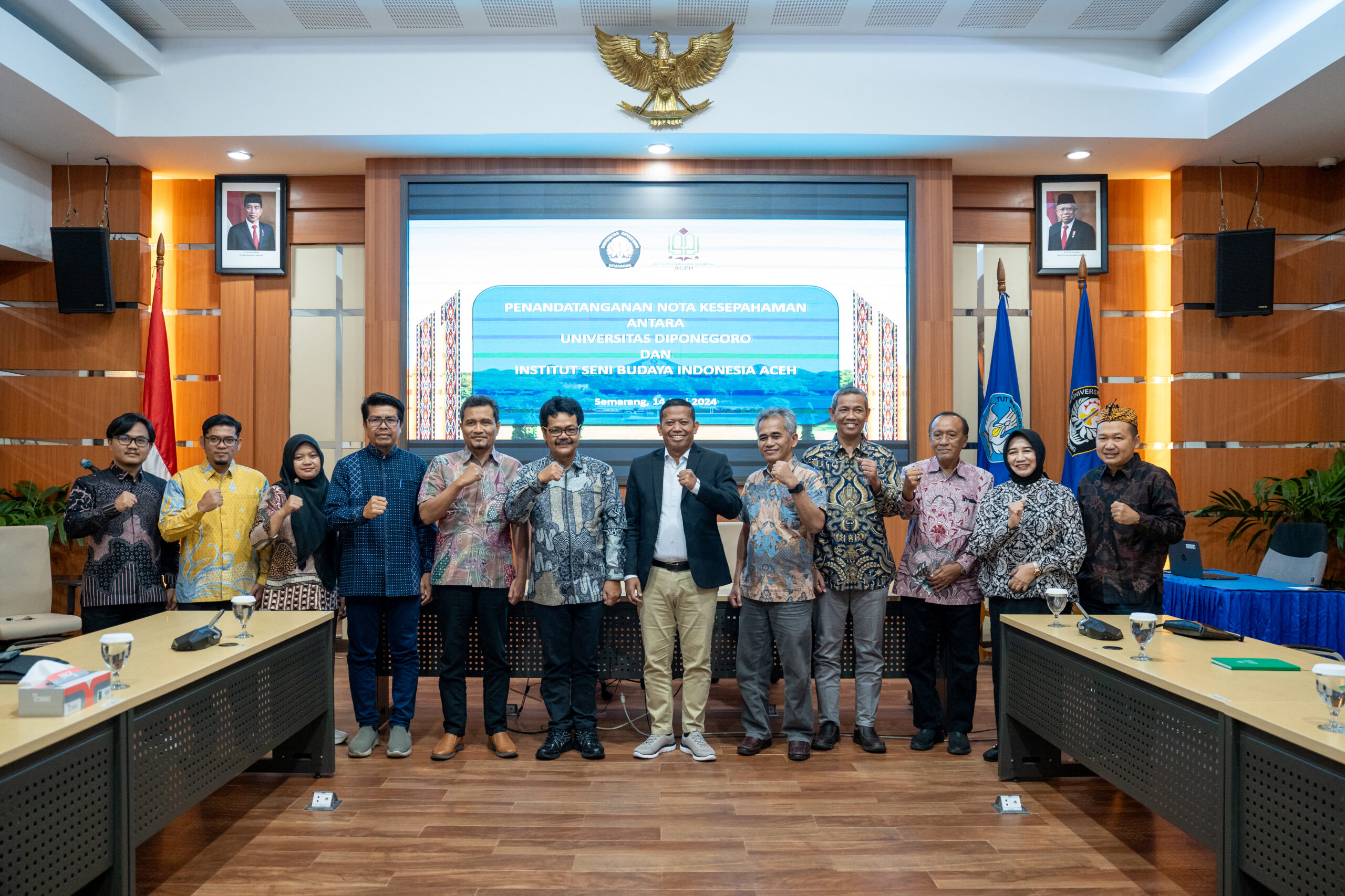 UNDIP dan ISBI Aceh Jalin Kerja Sama Kegiatan Tridharma Perguruan Tinggi - Universitas Diponegoro
