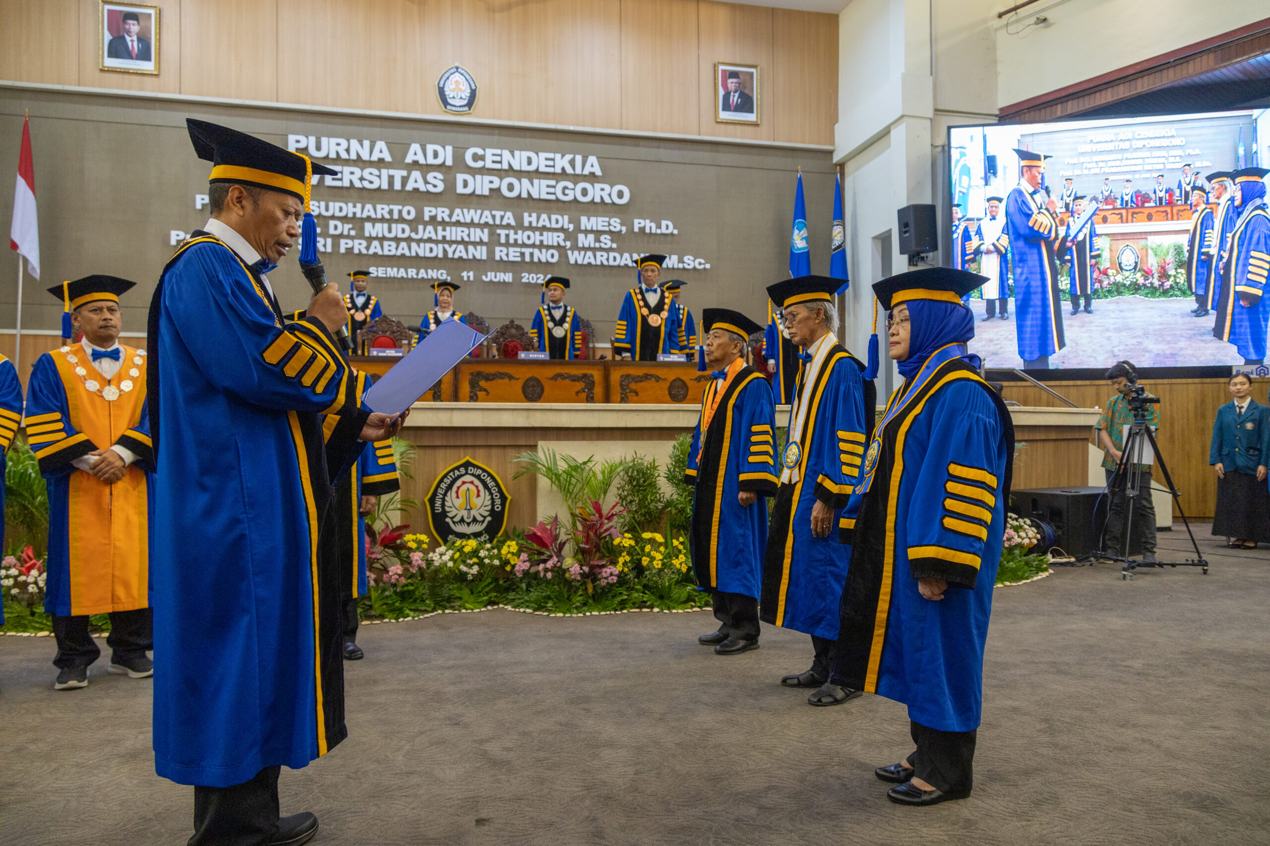 UNDIP Rector Appreciates Professors for Their Scientific Contributions ...