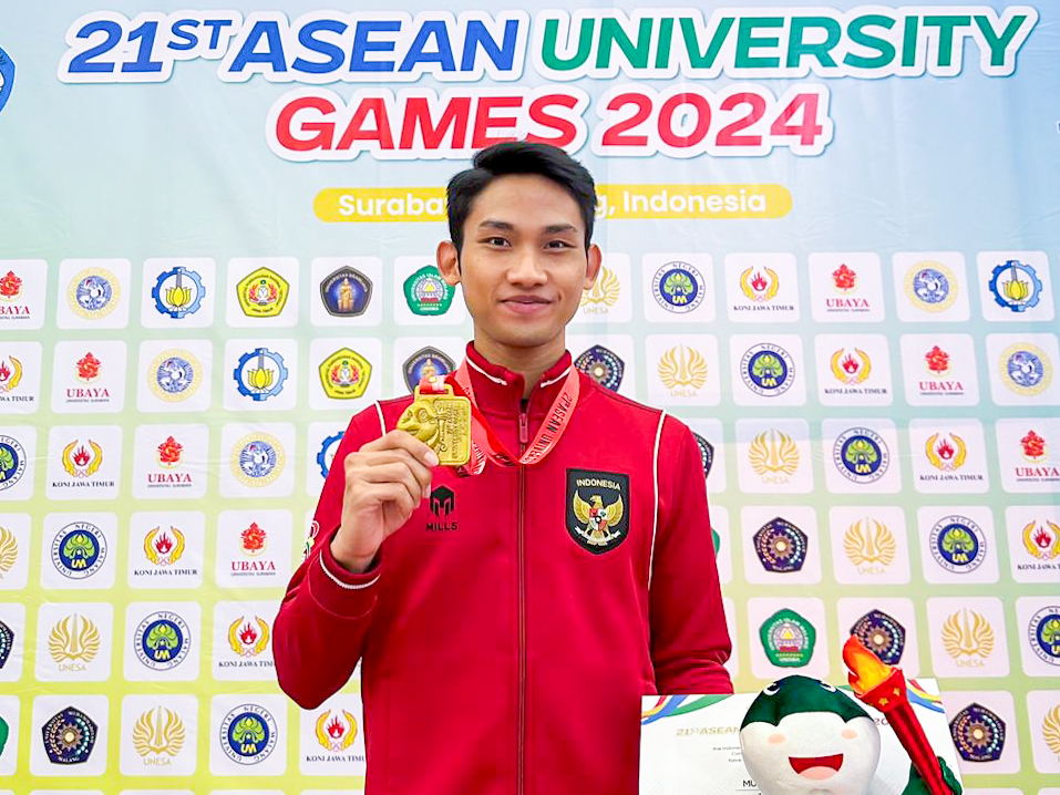 M. Hafizh, Mahasiswa FEB UNDIP Sukses Raih Medali Emas Ajang 21st ASEAN University Games (AUG ...