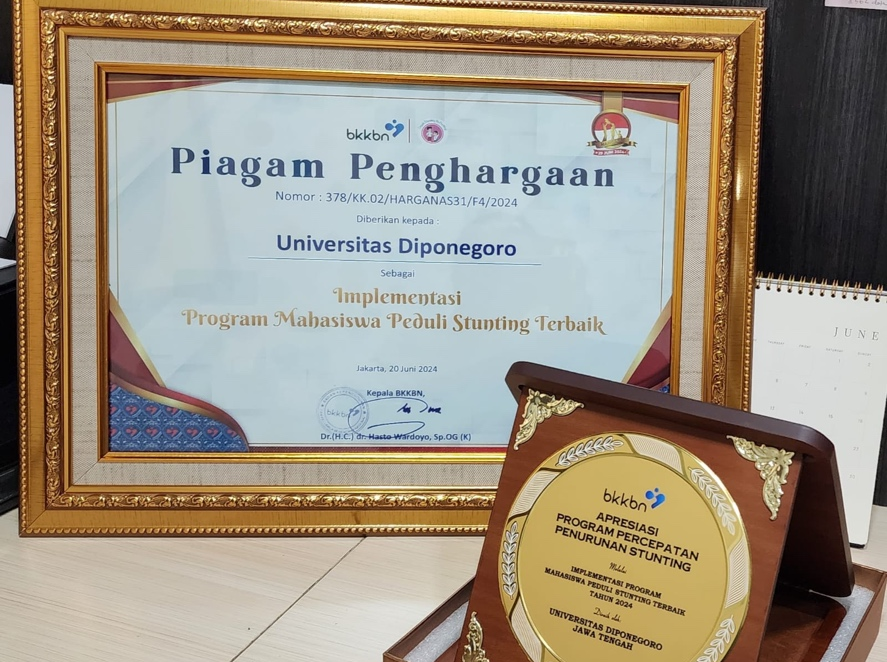 UNDIP Raih Penghargaan "Implementasi Program Mahasiswa Peduli Stunting ...