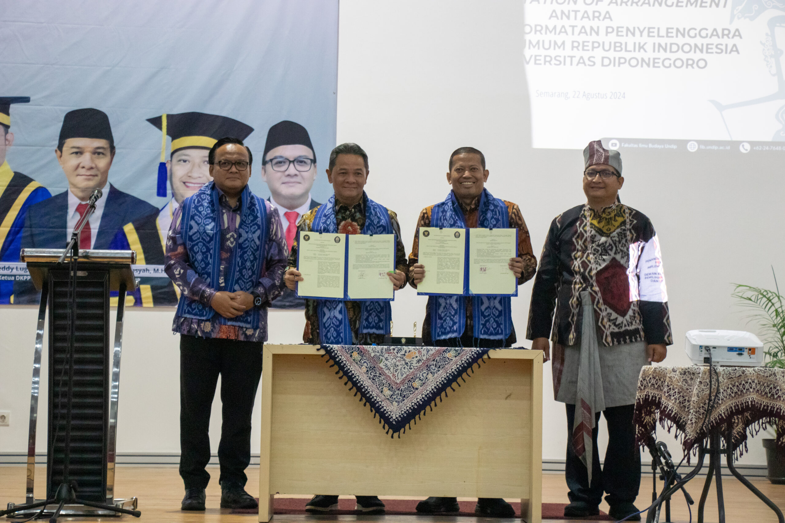UNDIP dan DKPP RI Sepakat Meneguhkan Kampus Budaya - Universitas Diponegoro