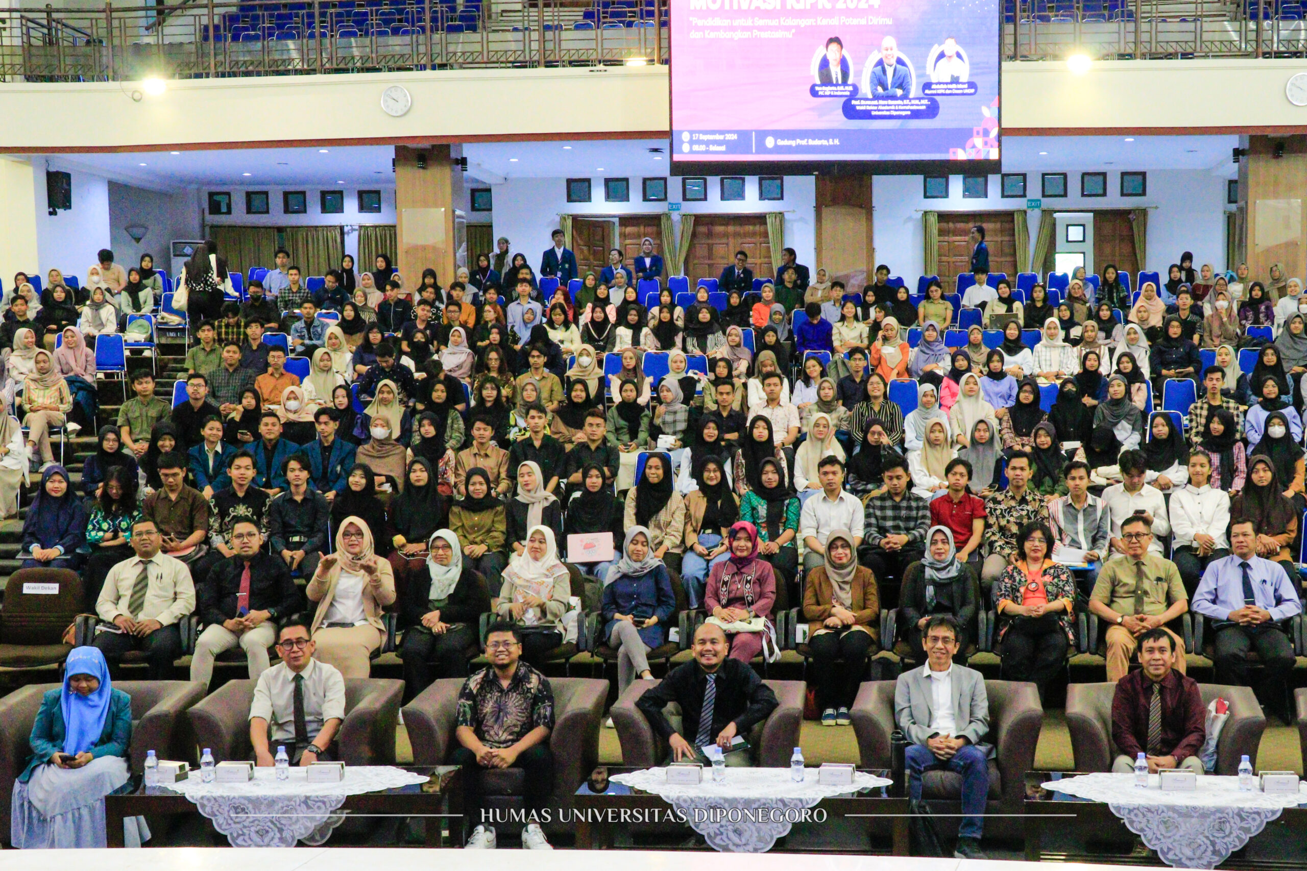 Monev dan Seminar Motivasi KIPK 2024 UNDIP, Pendidikan untuk Semua ...