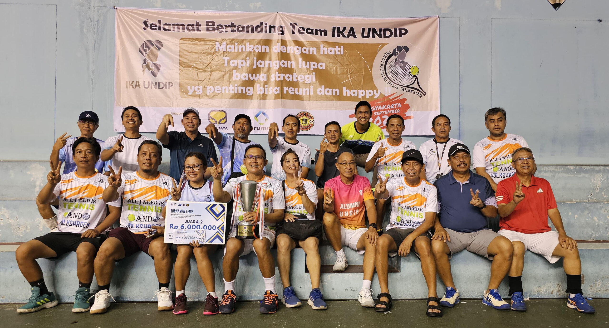 Tim Tenis Ika UNDIP Raih Juara 2 di Kejuaraan Antar Alumni Perguruan ...