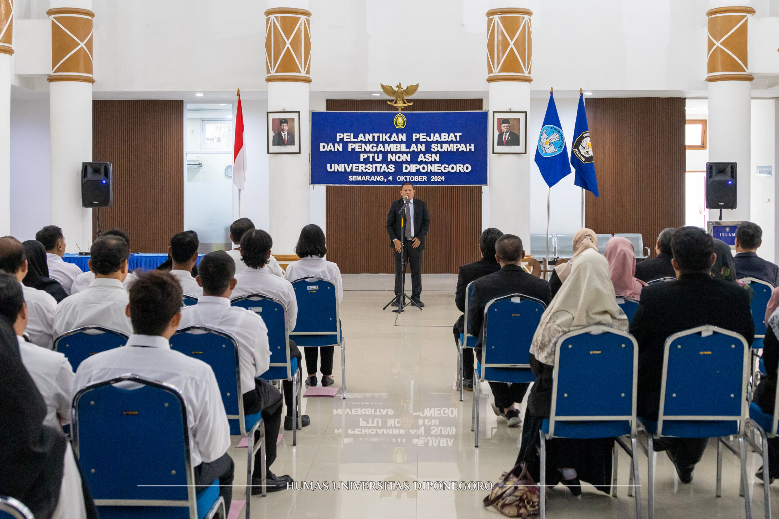 Rector Inaugurates Non-ASN Officials and Permanent Employees within ...