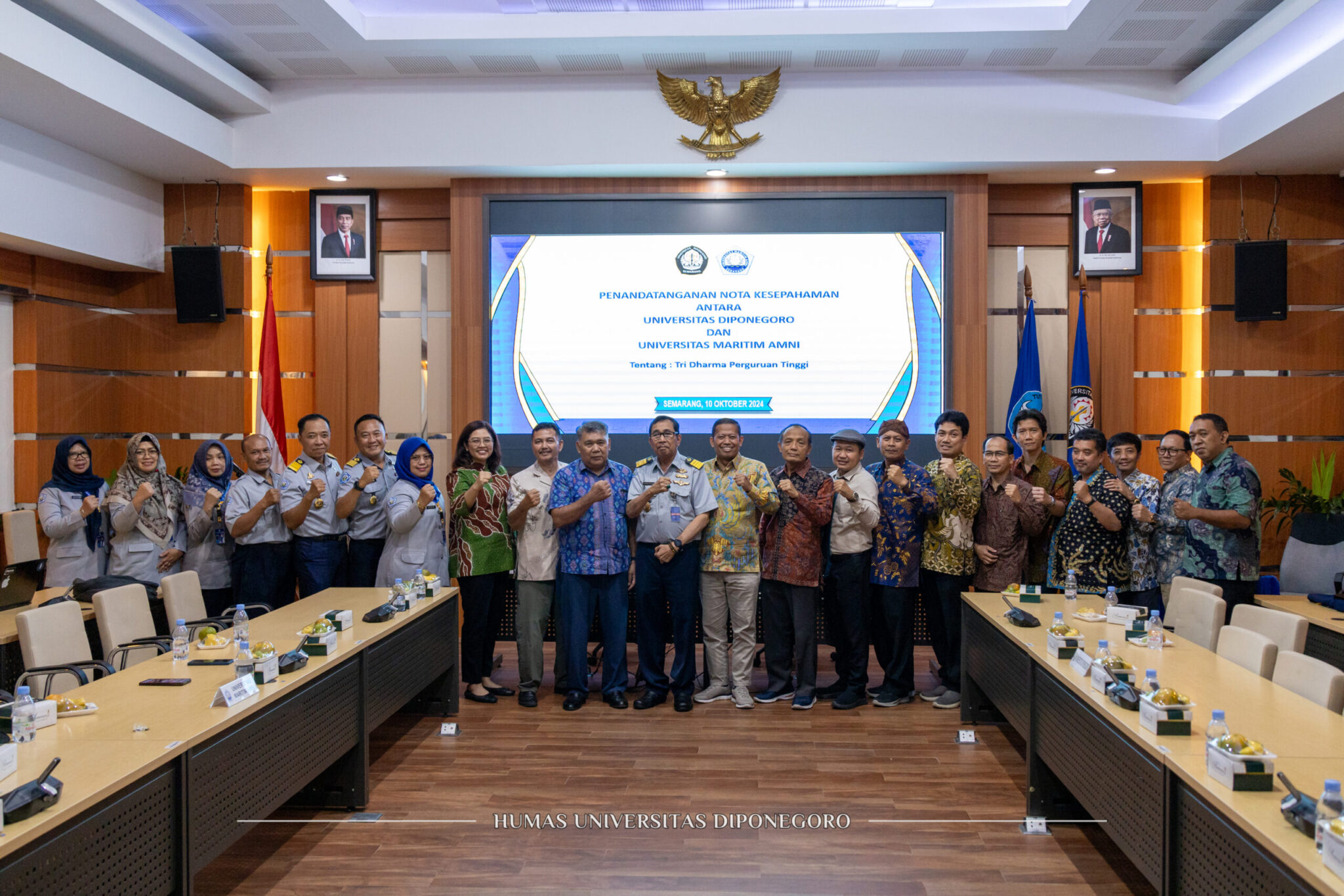 UNDIP Jalin MoU dengan Universitas Maritim AMNI - Universitas Diponegoro