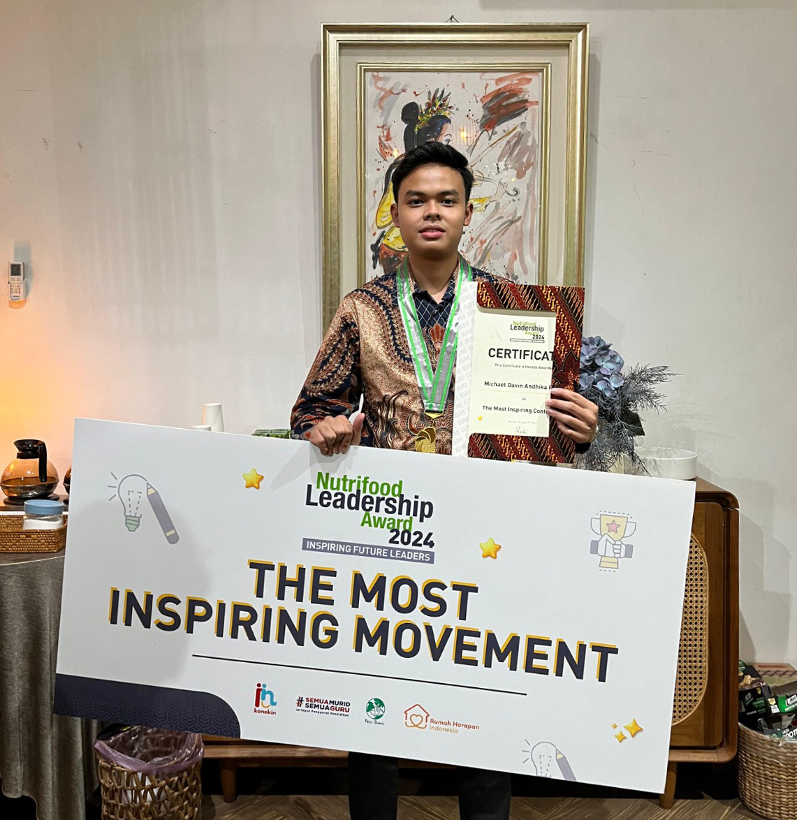 Michael Davin Andhika Putra, The Most Inspiring Movement pada Ajang ...