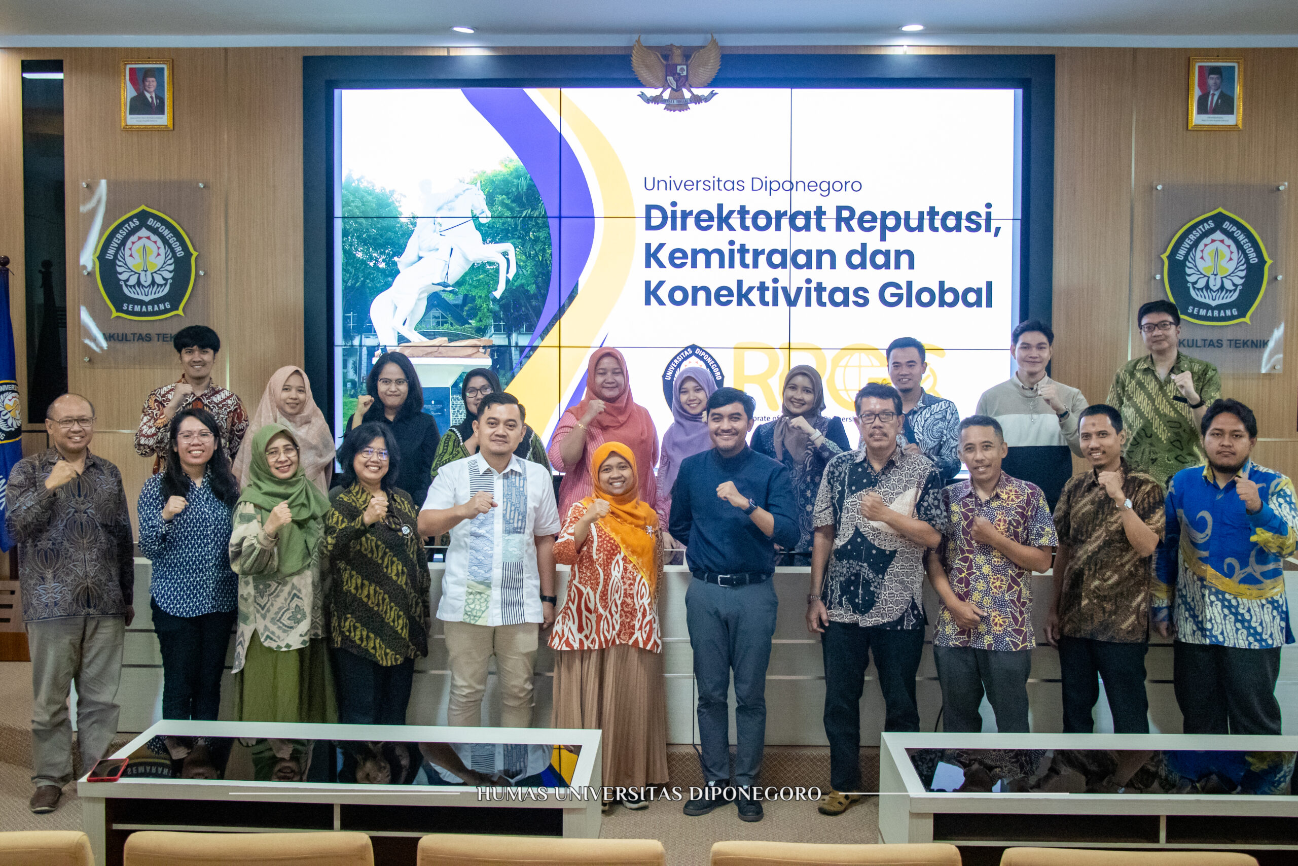 Direktorat Reputasi Kemitraan dan Konektivitas Global UNDIP Gelar Workshop Pengelolaan Kerja ...